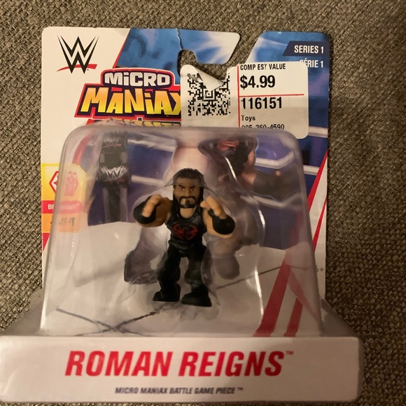 WWE | Toys | 25 Wwe Micro Maniax Series 1 Braun Strowman Roman Reigns ...